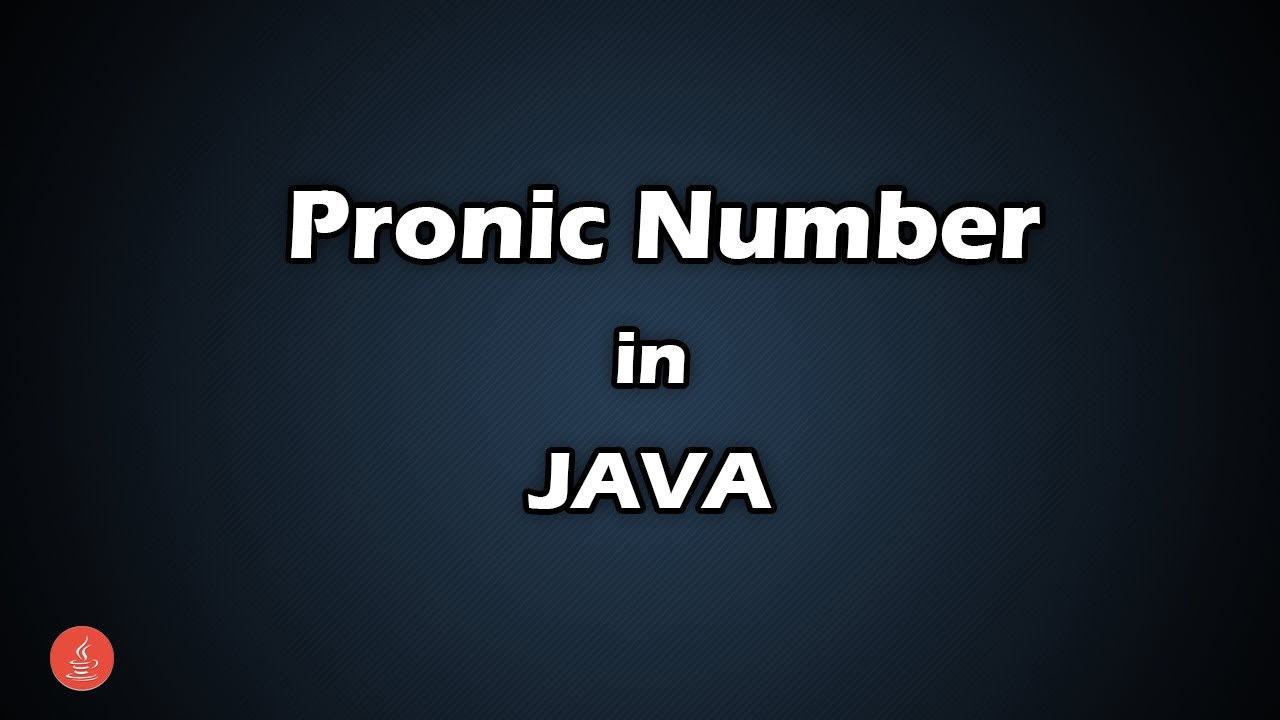 Pronic Number In Java Bluejcode Youtube
