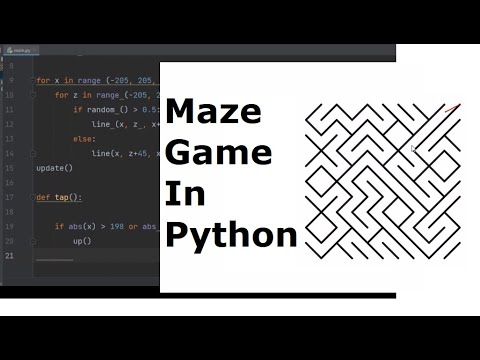 Making A Maze Game In Python Python Games Youtube