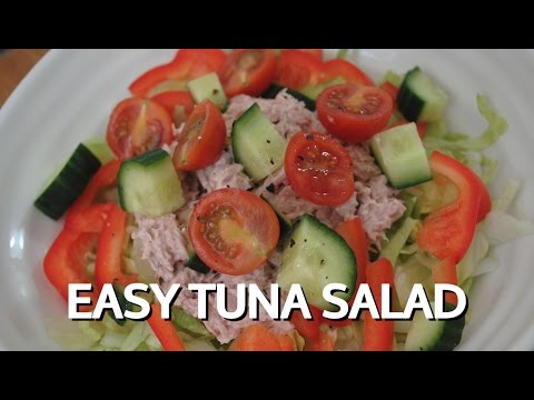 Easy Tuna Salad Student Recipe Youtube
