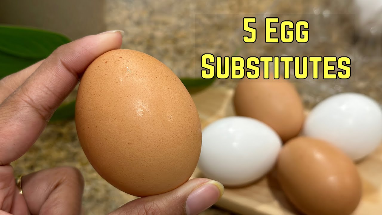 5 Easy Egg Substitutes Cheap Vegan Dairy Free Egg Replacement Youtube