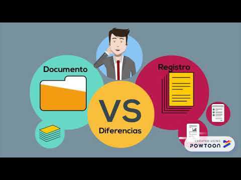 Diferencias Documento Y Registro Youtube