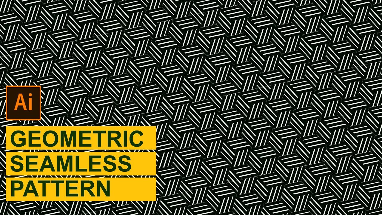 Adobe Illustrator Tutorial L How To Create Geometric Seamless Pattern