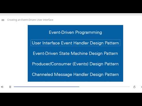 Labview Core 2 3 Creating An Event Driven User Interface Youtube