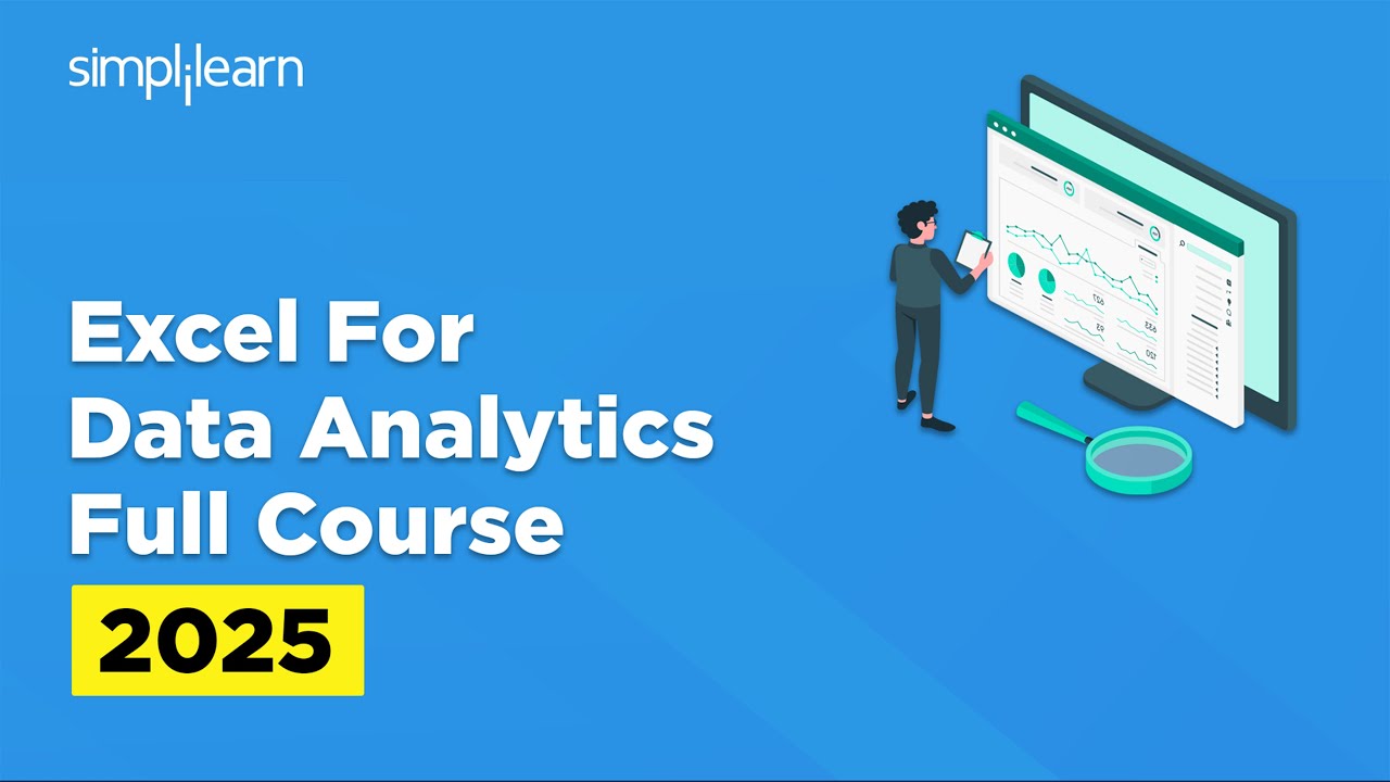 Excel For Data Analysis Full Course 2026 Excel Data Analytics