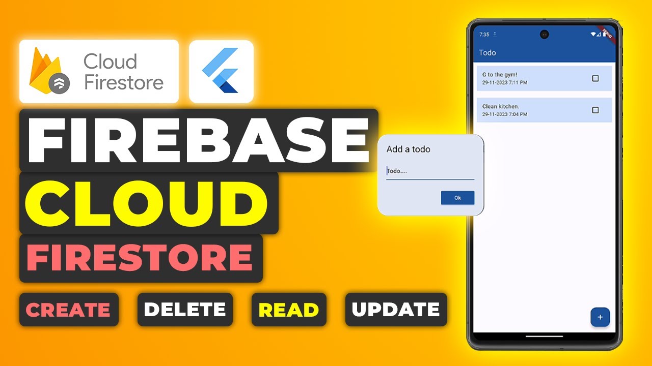 Flutter Cloud Firestore Tutorial Crud Create Read Updated Delete