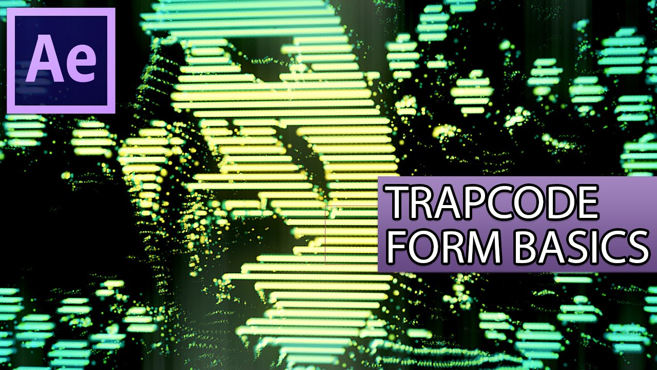 After Effects Tutorial Trapcode Form Basics Youtube