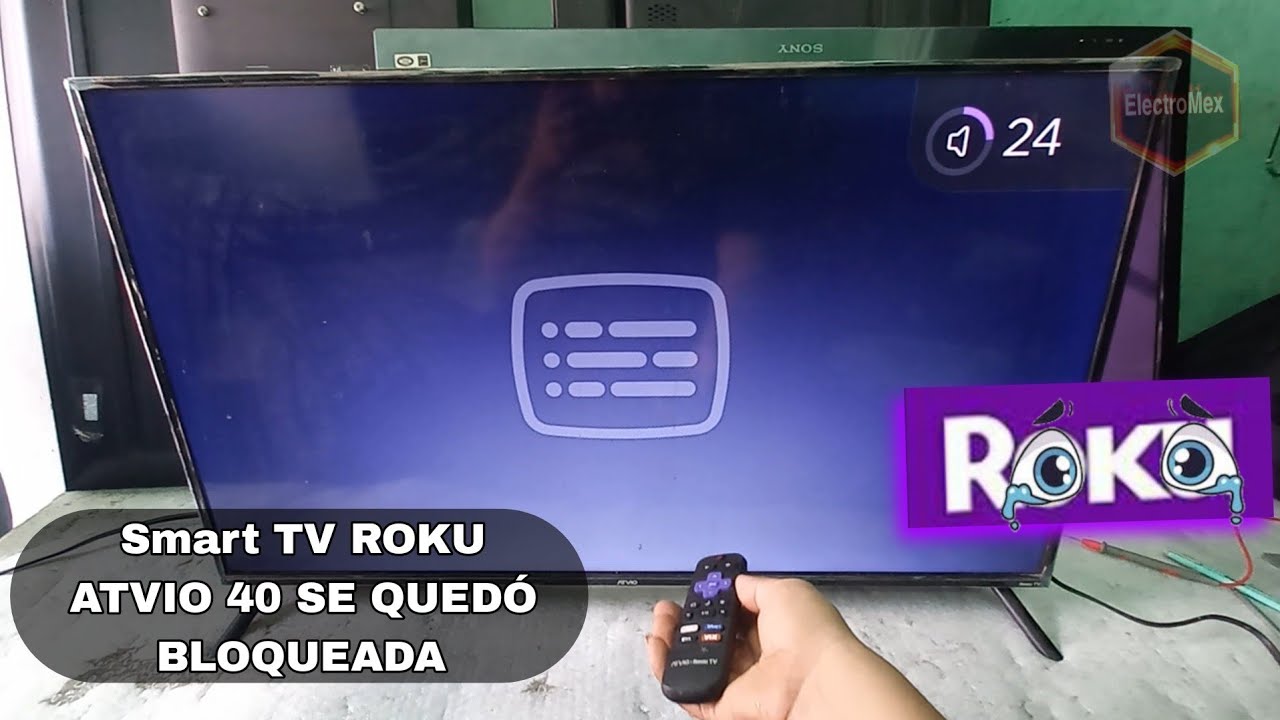 Pantalla Roku Tv Smart Bloqueada Reset Valores De Fabrica Youtube