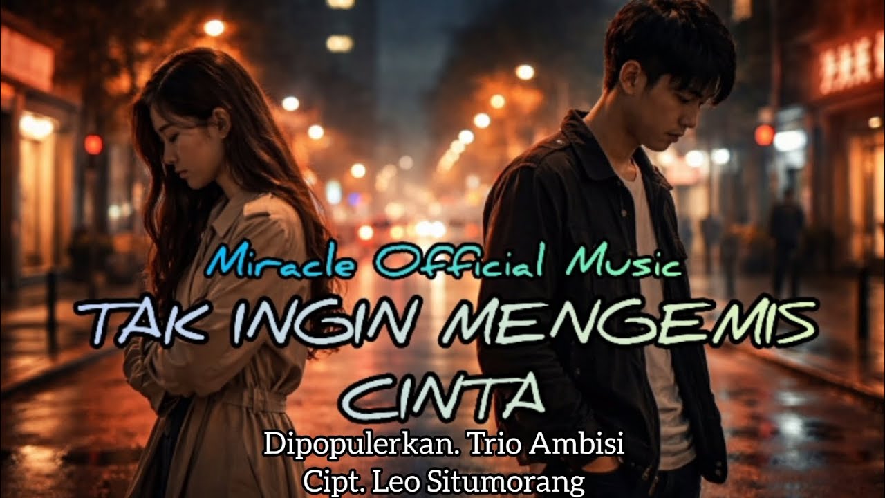 Tak Ingin Mengemis Cinta Trio Ambisi Cover Miracle Official Music Youtube