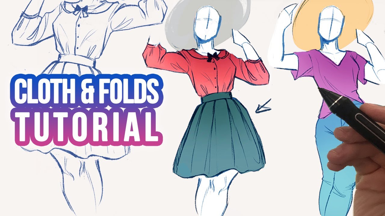 How To Draw Better Clothes With These 2 Shapes Youtube