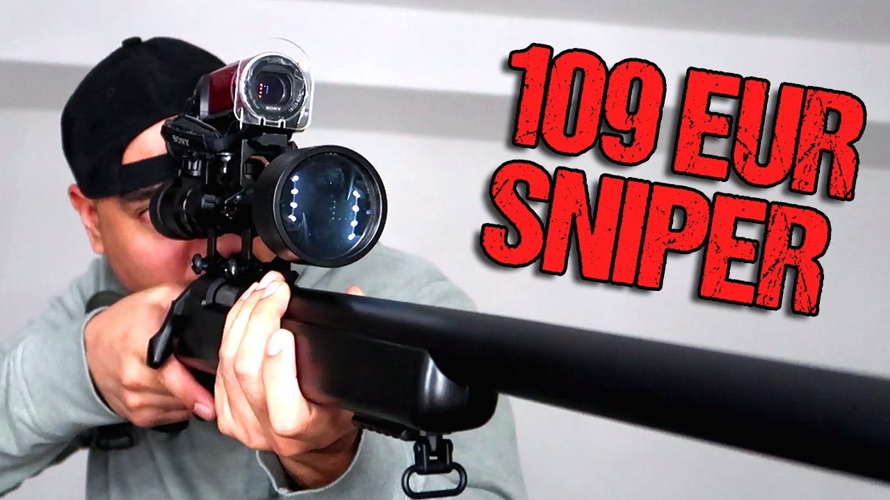 Die Beste Günstige Airsoft Sniper Well Mb03 Youtube