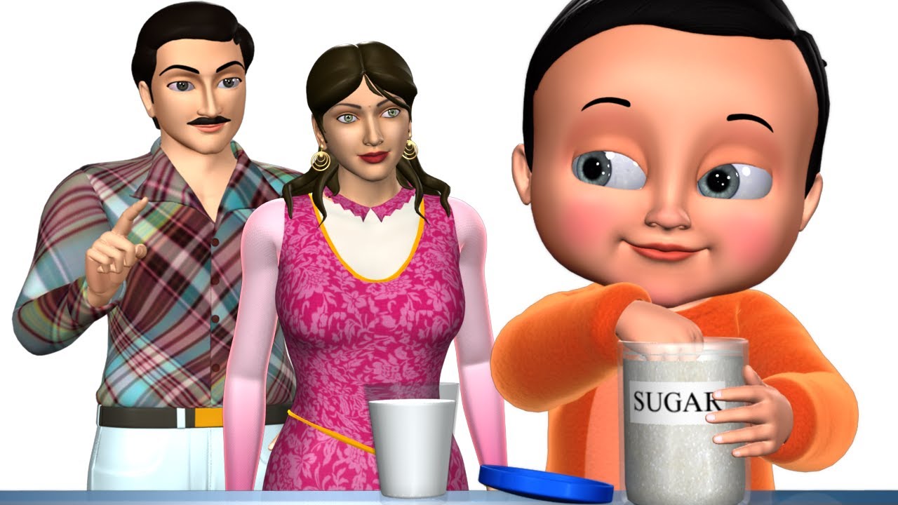 Johny Johny Yes Papa Nursery Rhyme Part 4 3d English Rhymes Songs