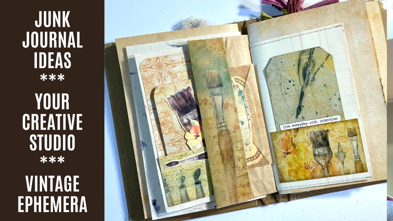 Junk Journal Ideas Collage Vintage Ephemera Your Creative Studio