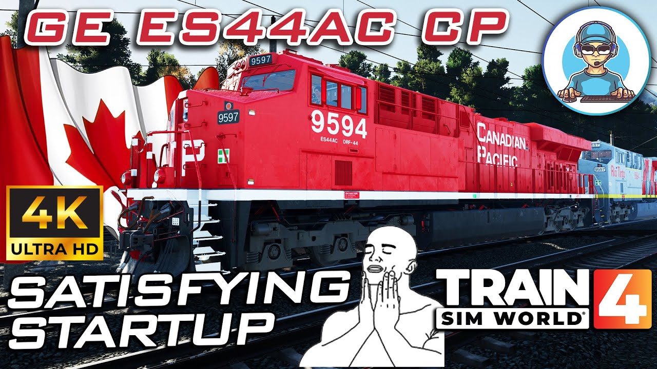 Satisfing Startup Of Ge Es44ac Canadian Pacific Loco Youtube
