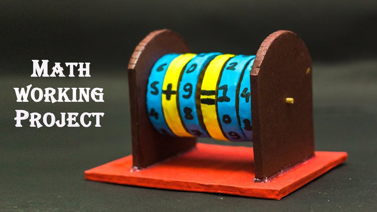 Math Working Project With Cardboard Youtube