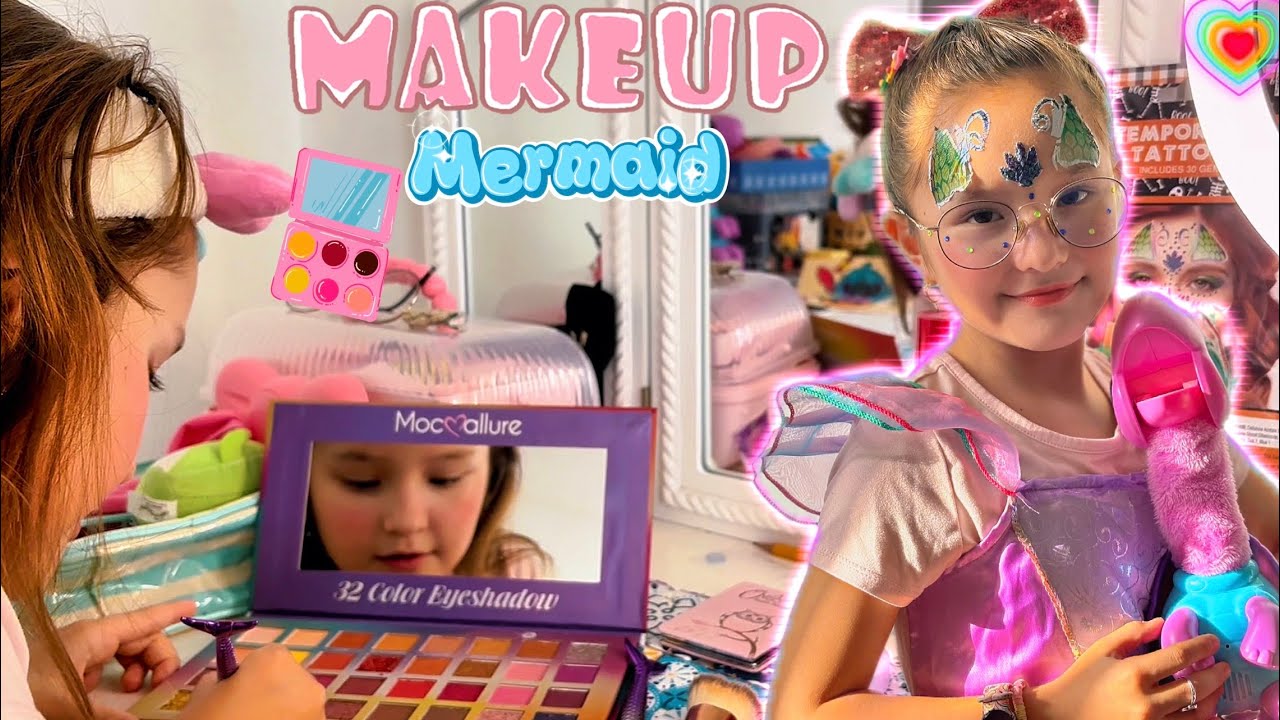 Makeup For Girlsрџ Cutest Kids Makeup Tutorial Youtube