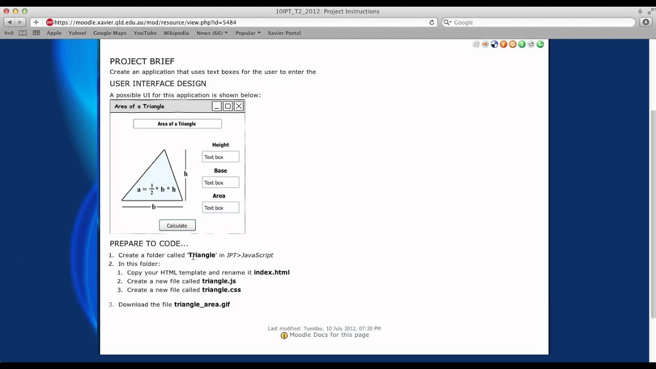 Javascript Program Triangle Pt1 Mp4 Youtube