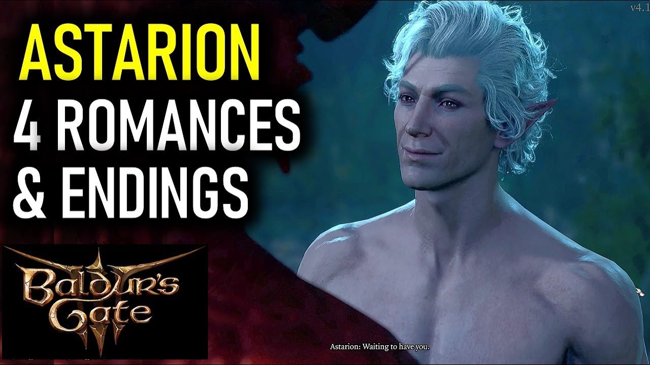 Astarion All 4 Romance Scenes Endings Baldur S Gate 3 Bg3 Youtube