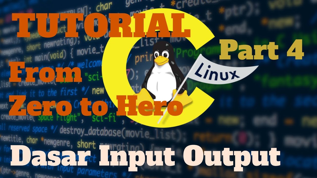 Tutorial Pemrograman C From Zero To Hero Part 4 Basic Input