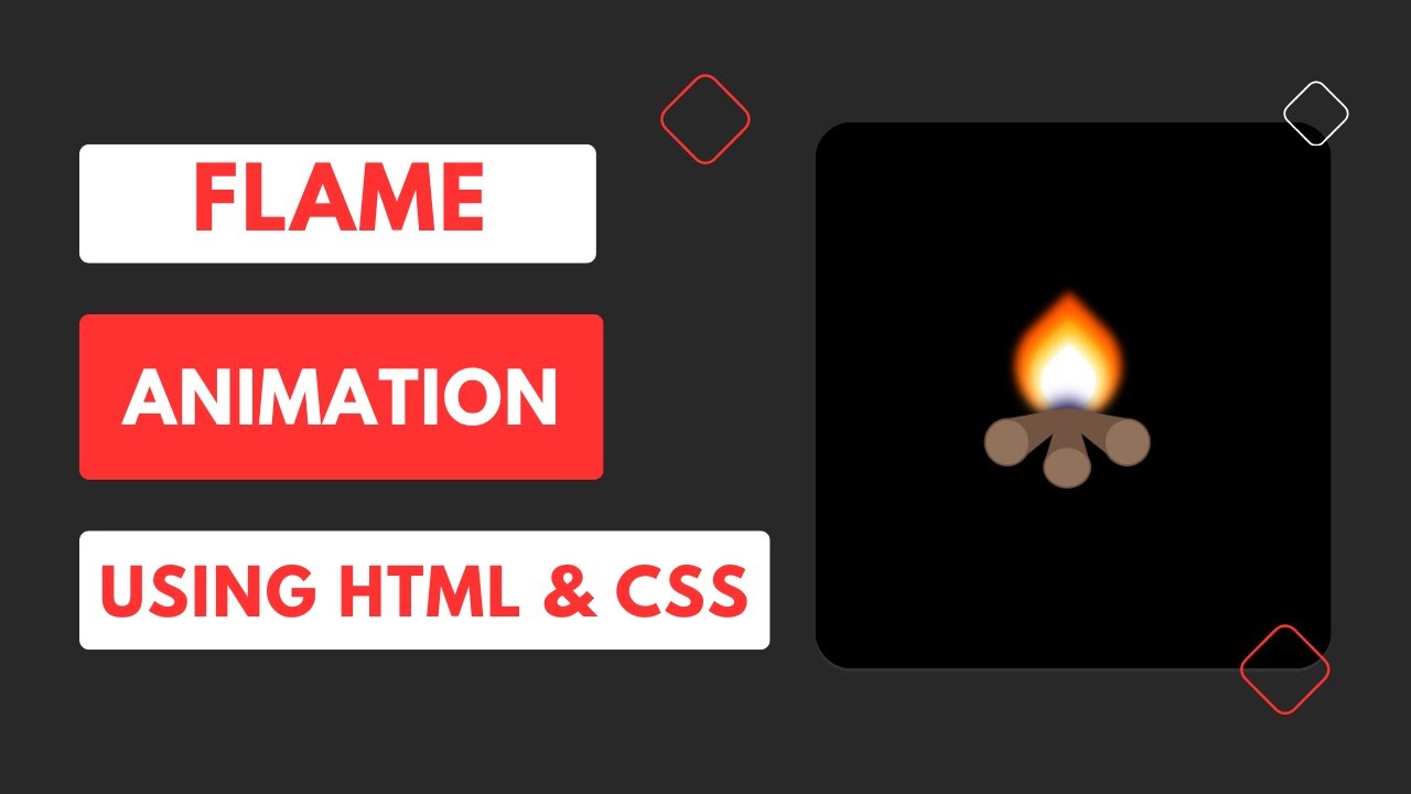 Flame Animation Html Css Youtube
