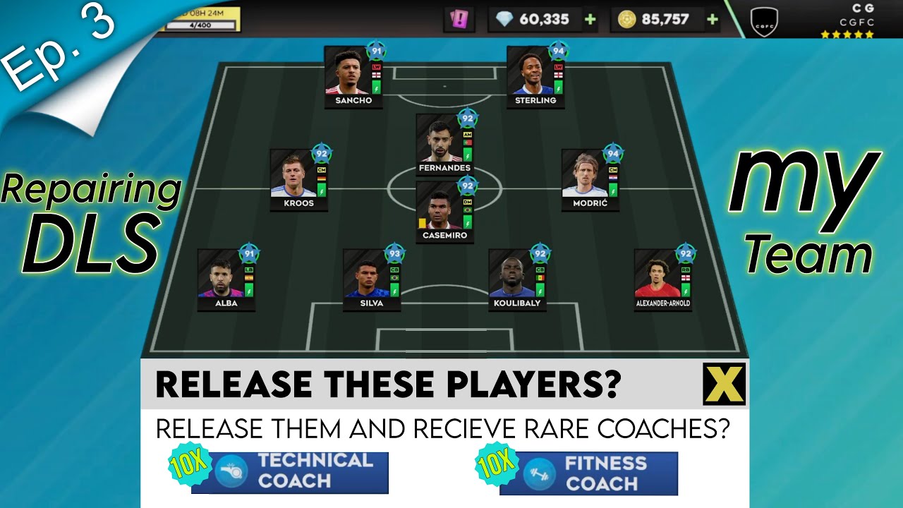 Sold Squad A New Signing рџ Repairing My Dls Team Using 60k Free