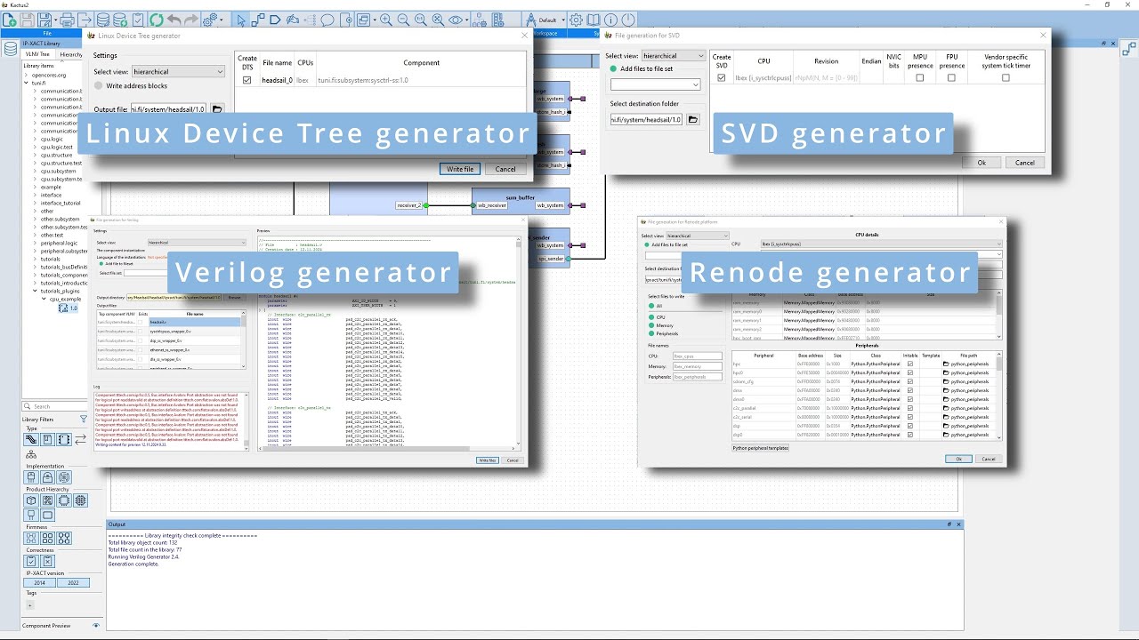Kactus2 Generator Plugins Youtube