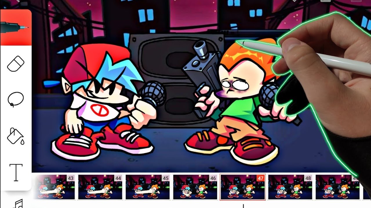 How To Make Friday Night Funkin Animation On Flipaclip Animation