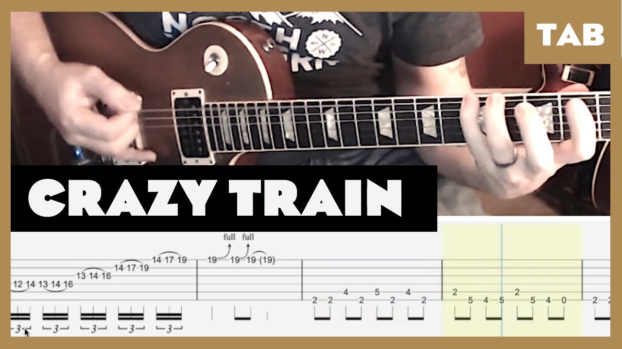 Crazy Train Guitar Chords
