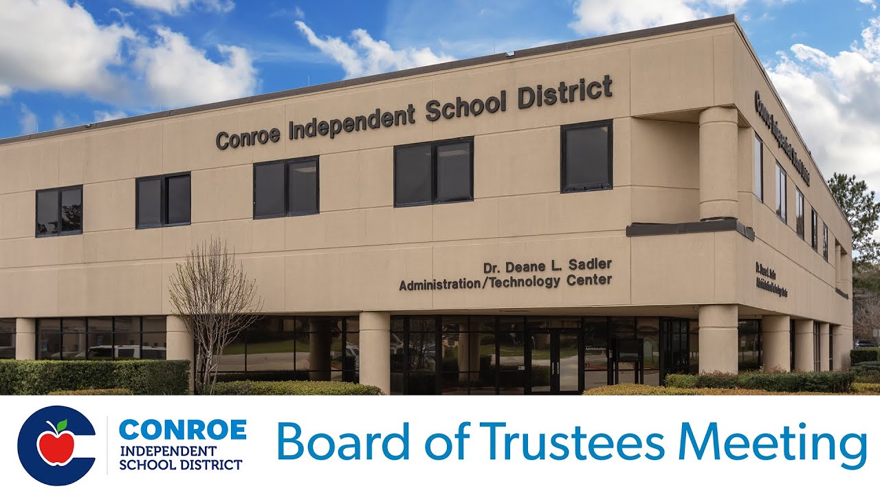 Conroe Isd Board Of Trustees Special Meeting November 18 2024 Youtube