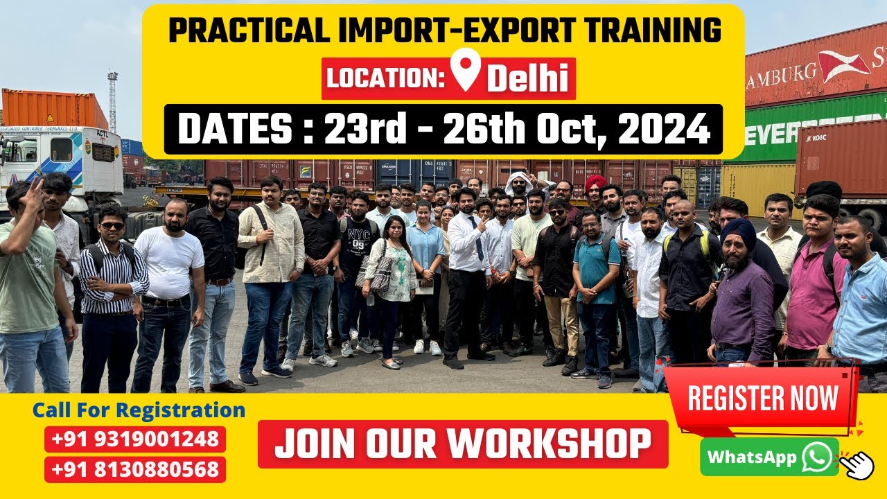 Import Export Course In Delhi Import Export Trainers Youtube