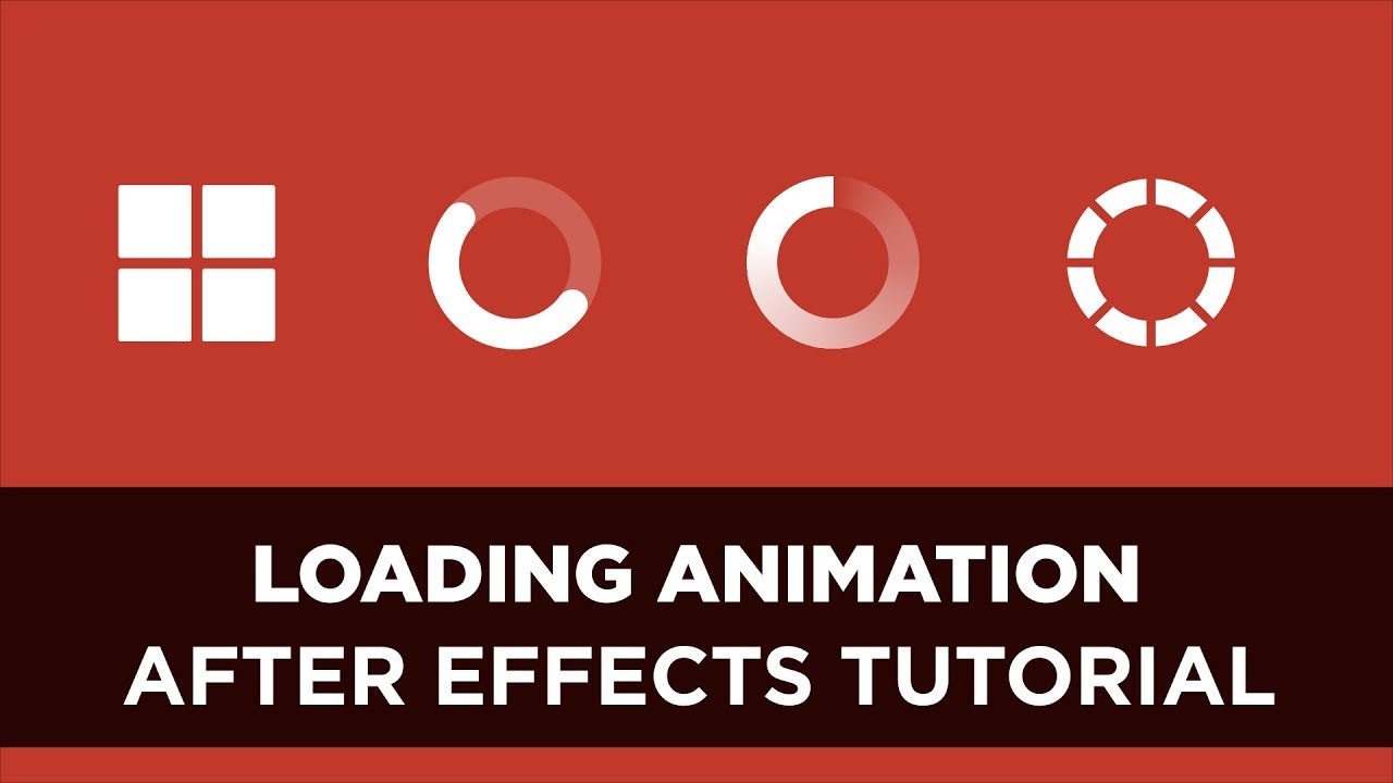 After Effects Animated Loading Icon Tutorial 1 Youtube