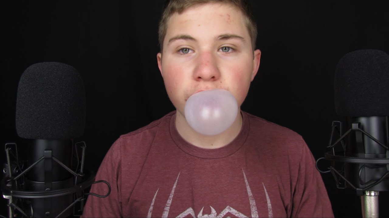 Asmr Gum Chewing Binaural Asmr Youtube