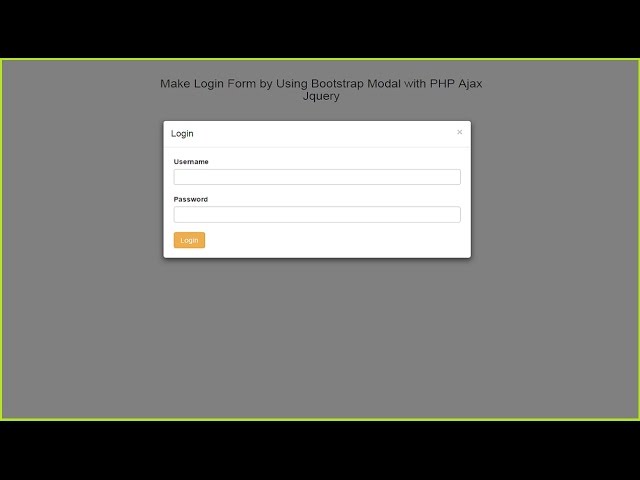 Php Pdo Ajax Crud Using Bootstrap Modals And Datatables