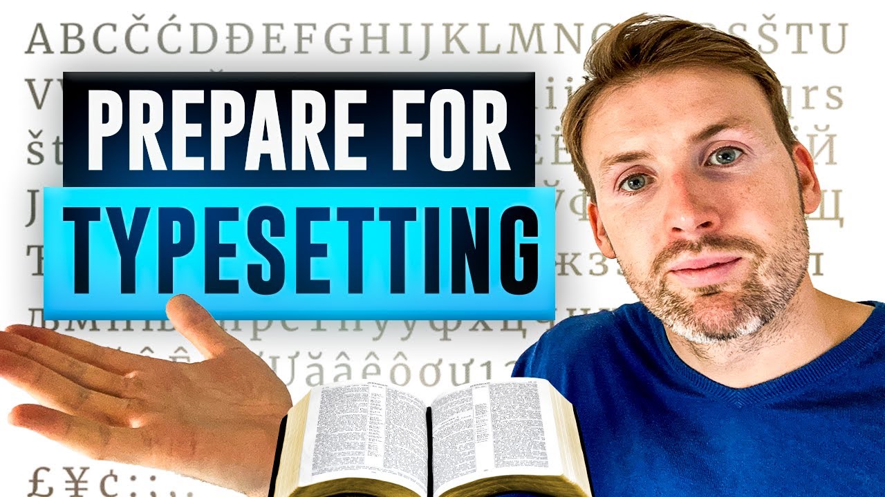 The Essential Steps For Book Typesetting Beginner S Edition Youtube