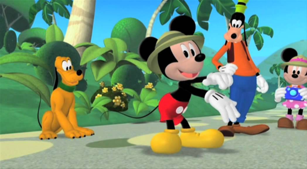 Mickey And Minnie S Jungle Safari Learning The Map Youtube