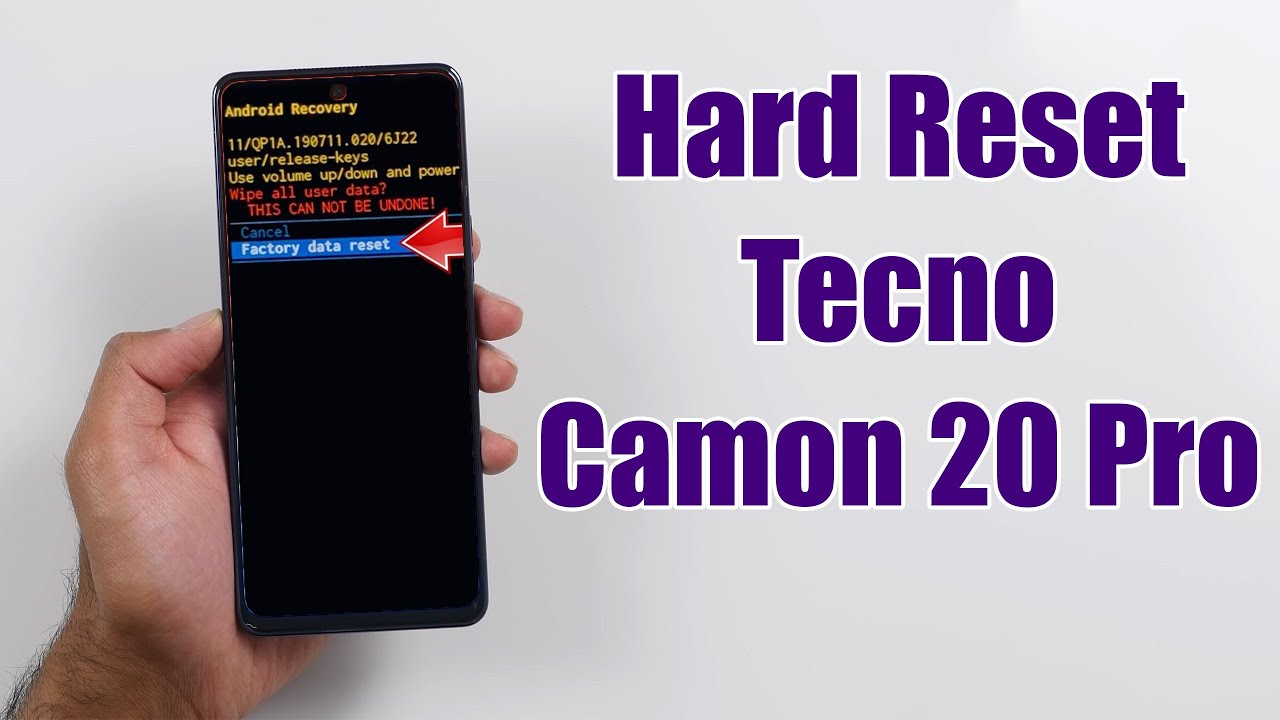 Hard Reset Tecno Camon 20 Pro Factory Reset Remove Pattern Lock