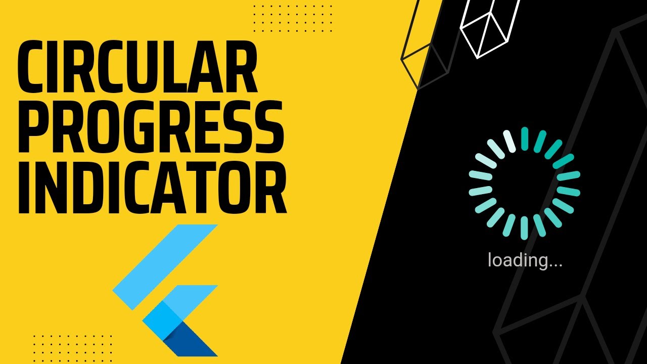Circular Progress Indicator Loading Flutter Youtube