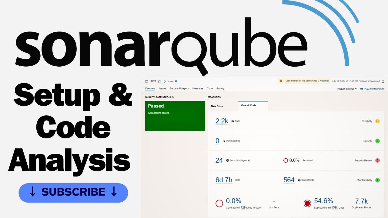 Sonarqube Tutorial Sonarqube Setup From Scratch And Code Analysis