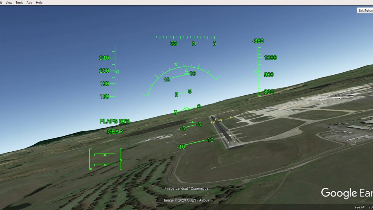 Google Earth Pro Flight Simulator Tutorial Nakasl