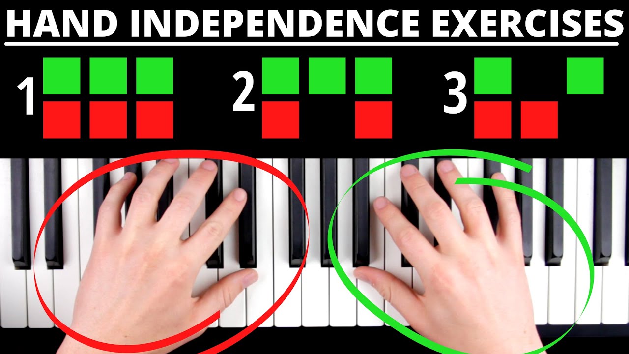 Piano Hand Independence Exercises For Beginners Youtube