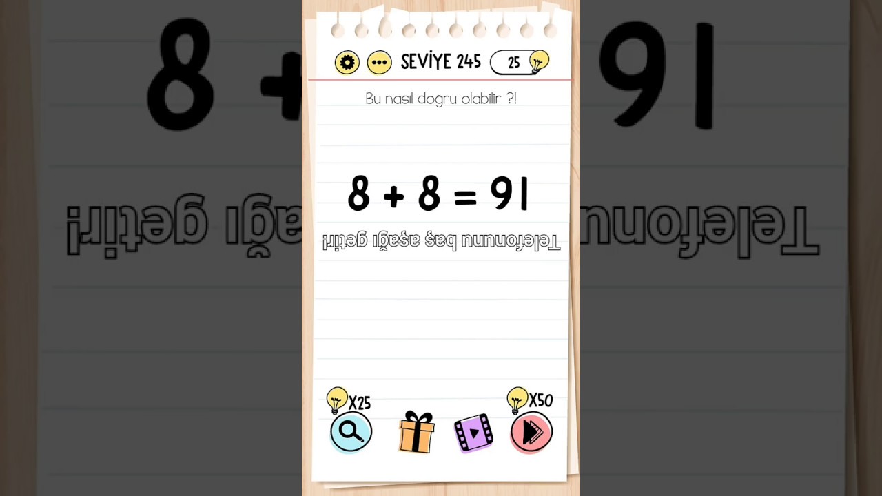 Brain Test Seviye 245 Youtube