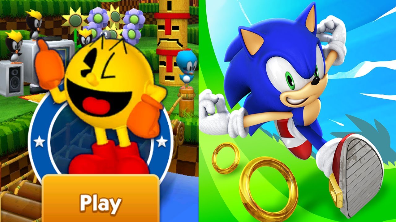 Pac Man Sonic Dash Cuб C Giao Thoa Kinh дђiб ѓn Giб їa Hai Huyб ѓn Thoбєўi Game