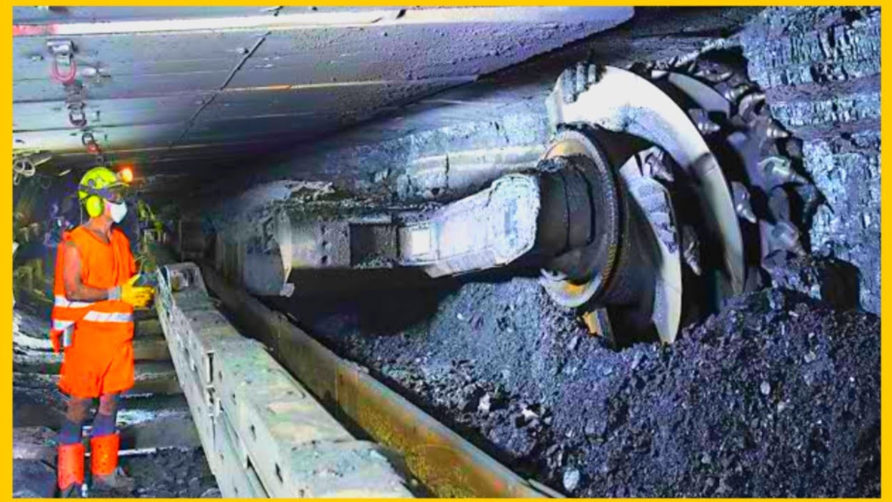 Underground Coal Mining Extreme Coal Mining Process Youtube