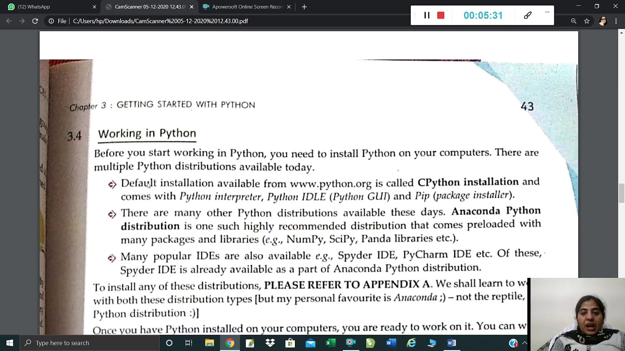 Introduction To Python Class 11 1 Youtube