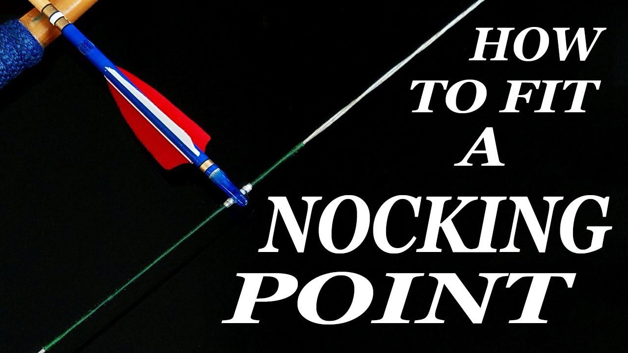 How To Fit A Nocking Point On A Bow String Guide For Longbow String ...