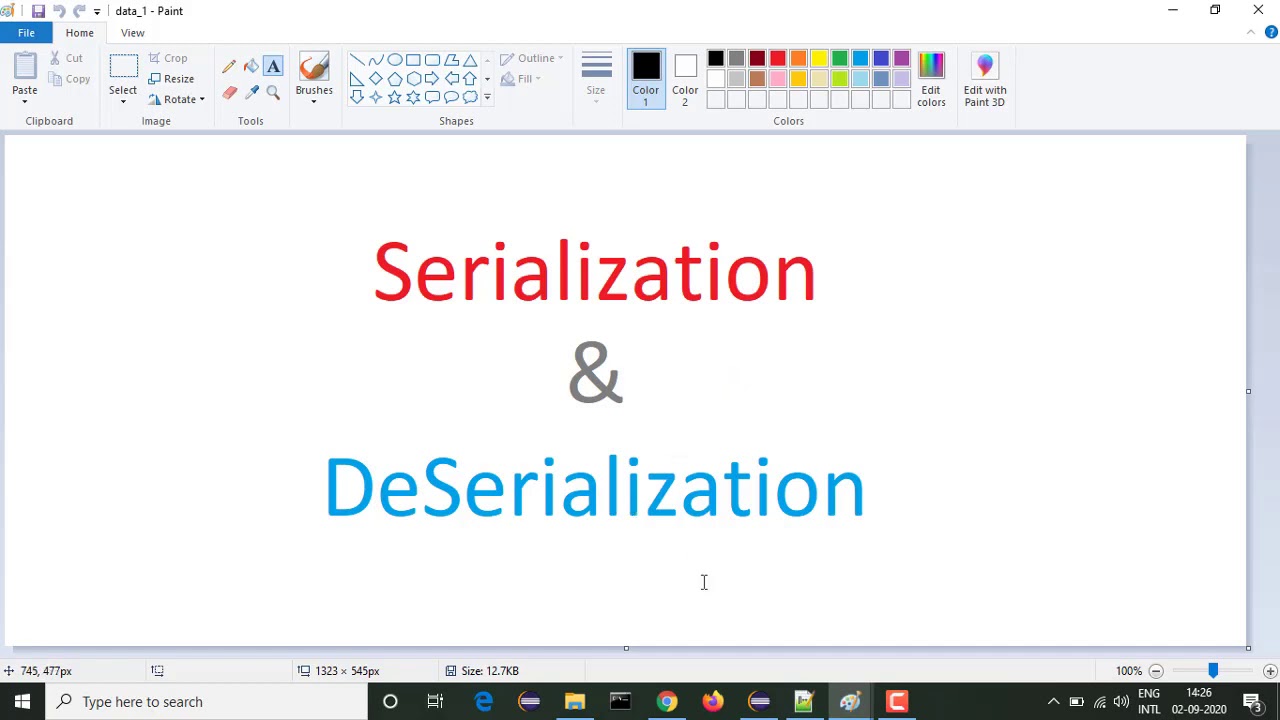 Java Data Handling Serialization Deserialization Tamil Youtube