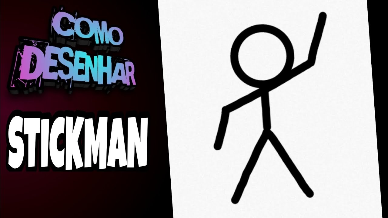 Como Desenhar O Stickman Passo A Passo Muito Fácil How To Draw