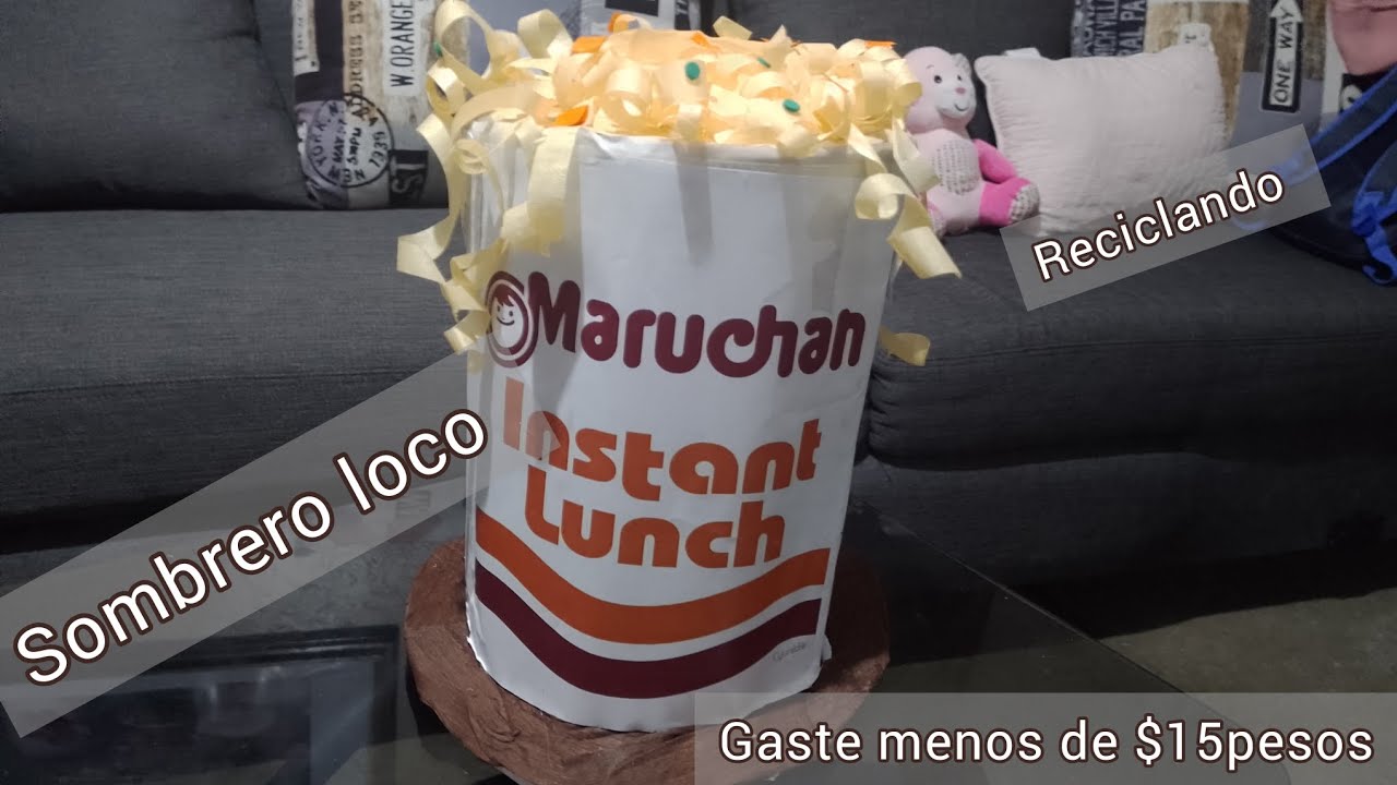 Sombrero Loco Hecho Alo Loco Facilito Rápido Y Gastando Lo Mínimo