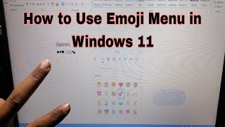 How To Use The Emoji Menu On A Windows 11 10 Pc Laptop Secret Keyboard