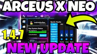 Roblox Arceus X Neo 1 4 7 Arceus X Neo New Update Fluxus Executor Delta ...