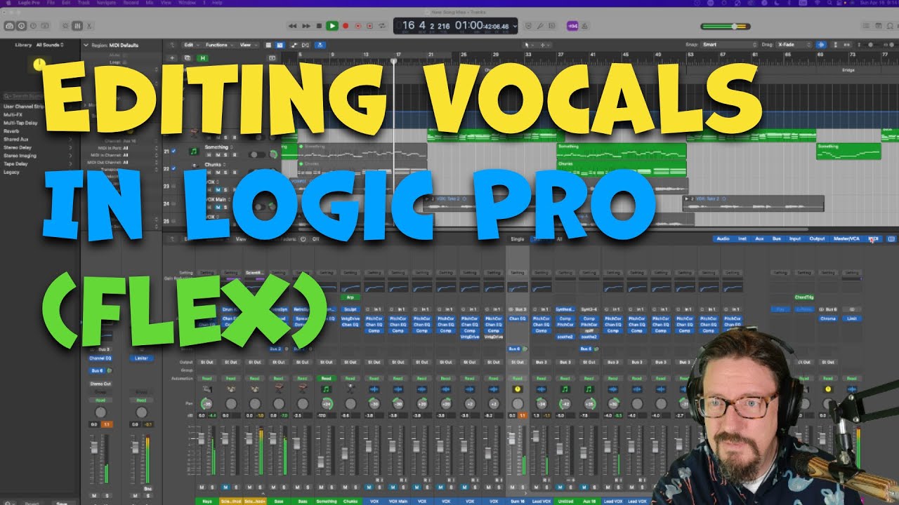 Editing Vocals With Flex Pitch Logic Pro Livestream Q A Youtube